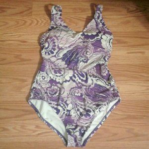 Speedo | Swim | Speedo Purple Floral One Piece | Poshmark